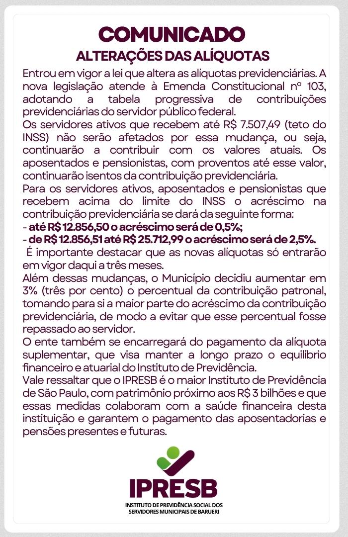 IPRESB - Instituto de Previdência Social dos Servidores Municipais